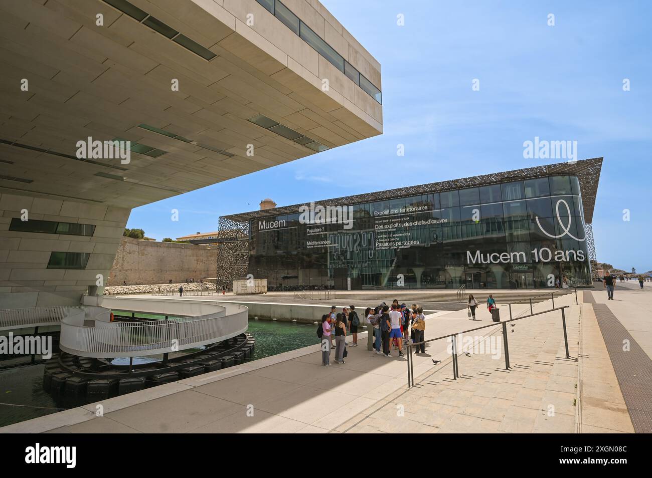 Marseille, France - June, 2024: Cosquer Mediterranee is a recreation of ...