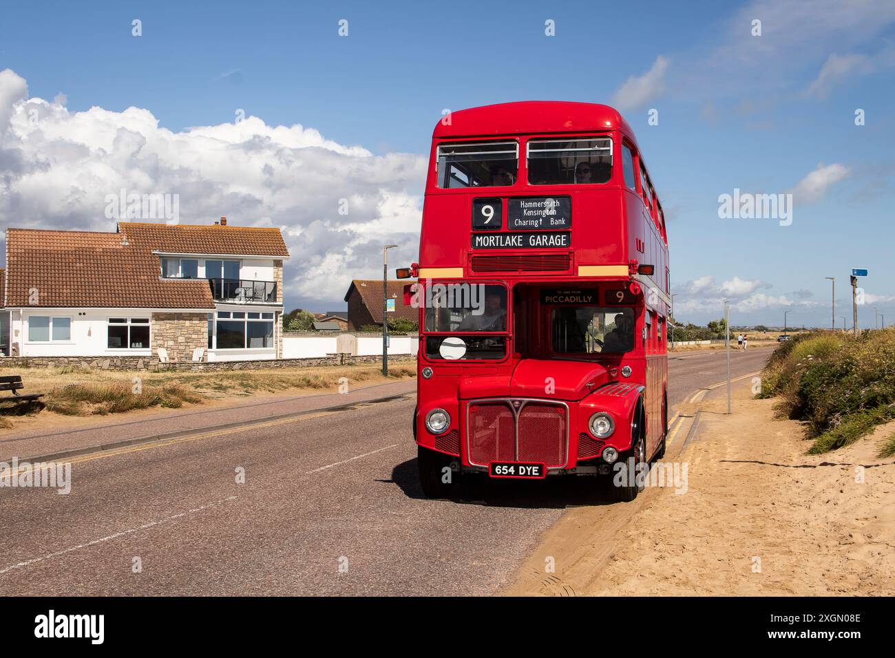 Bournemouth Bus Rally 2024 held at Kings Park, a display and rides on ...