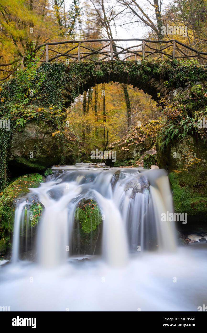Wallpaper Mullerthal Luxembourg Waterfall