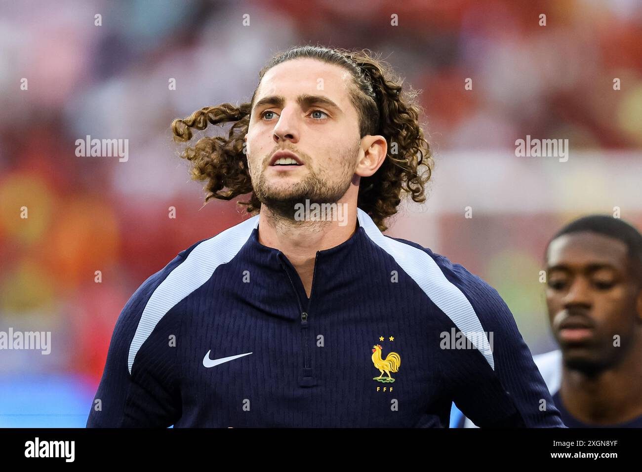 Theo Hernandez (Frankreich, #22)beim Aufwaermen GER, Spanien (ESP) vs ...