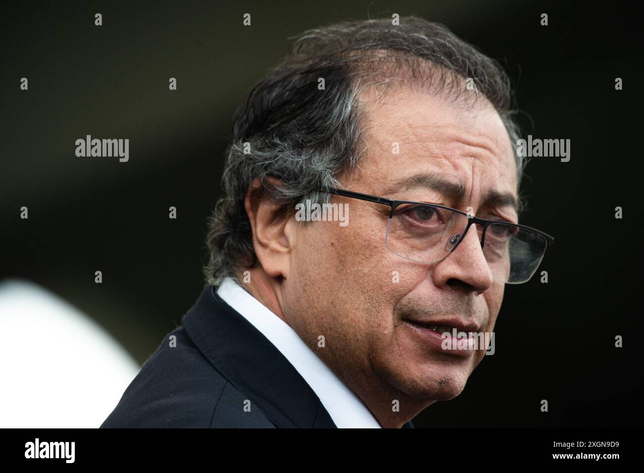 Bogota, Colombia. 09th July, 2024. Colombian president Gustavo Petro ...