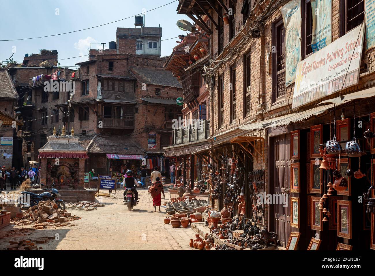 The old town of Bhaktapur in Kathmandu Nepal Stock Photo - Alamy