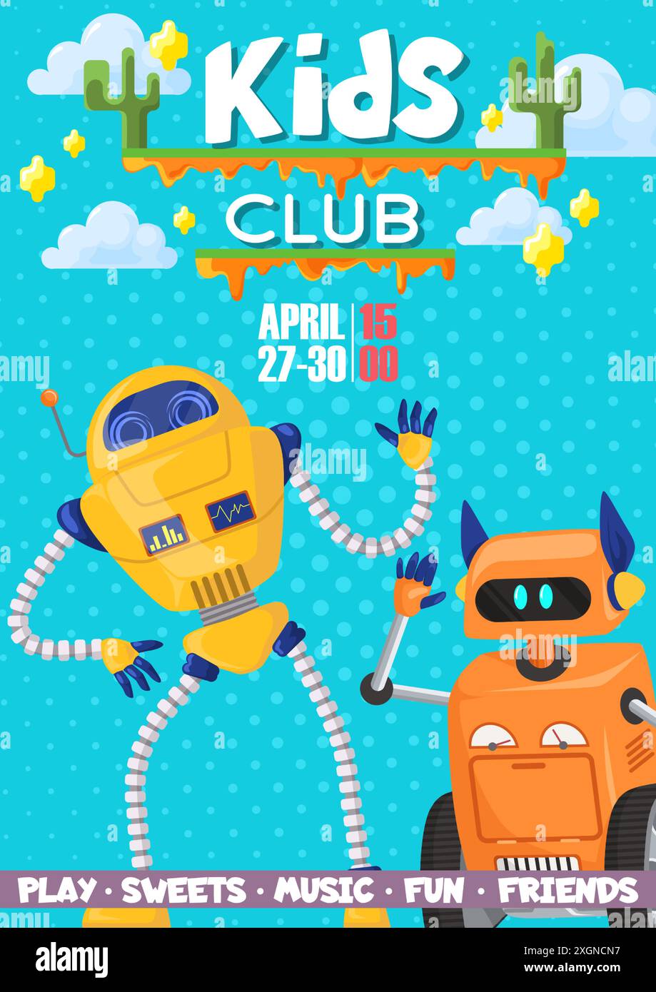 Science club poster Stock Vector Images - Alamy