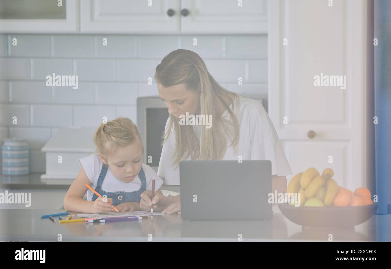 Family house relax work children hi-res stock photography and images ...