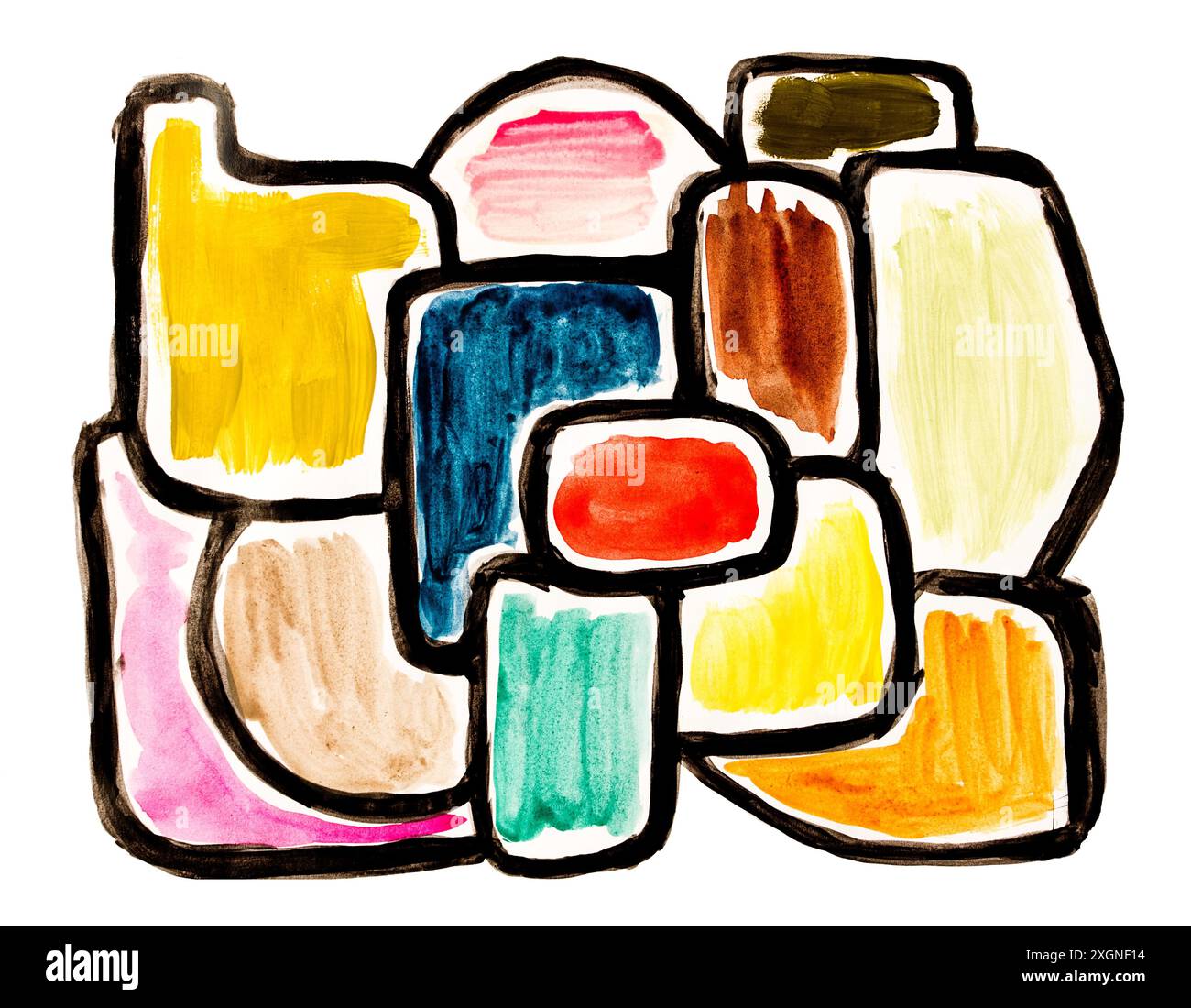 Abstract art paint on Cut Out Stock Images & Pictures - Alamy