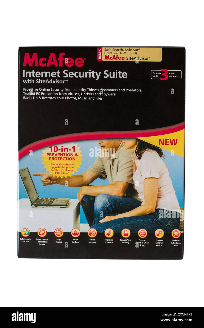 Mcafee internet security suite hi-res stock photography and images - Alamy
