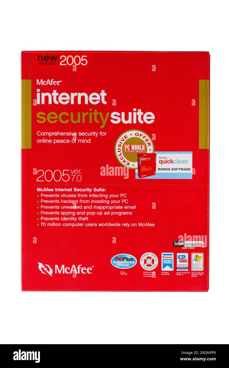 Mcafee internet security suite hi-res stock photography and images - Alamy