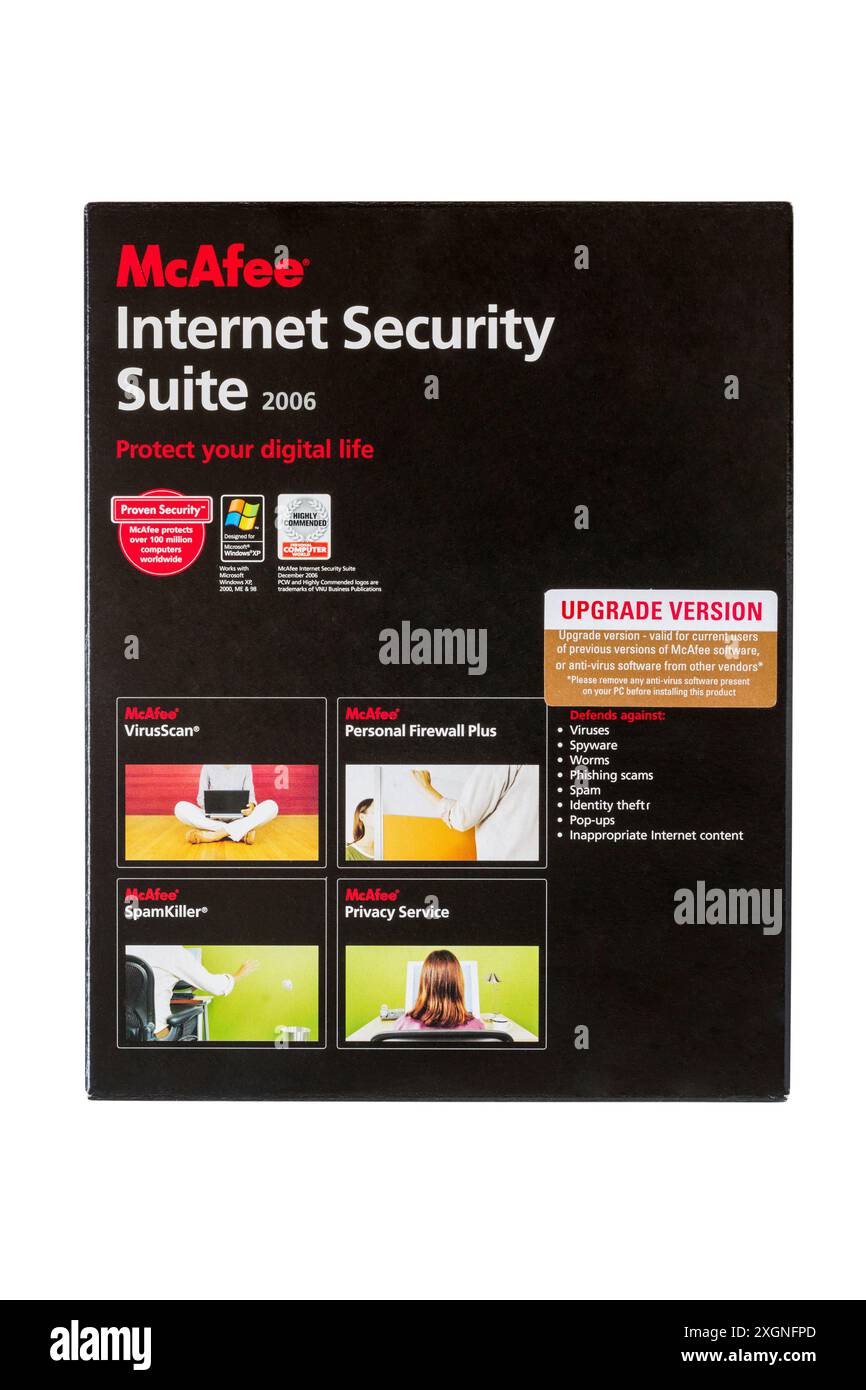 Mcafee internet security suite hi-res stock photography and images - Alamy