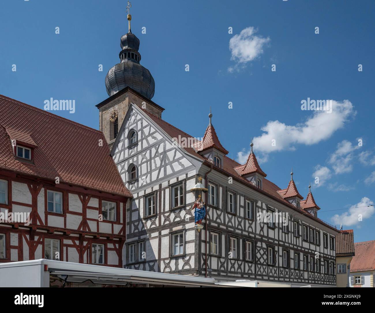 Historic Town Hall, Forchheim, Upper Franconia, Bavaria, Germany Stock ...