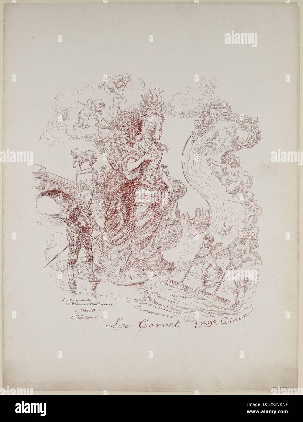 Willette adolphe leon hi-res stock photography and images - Alamy