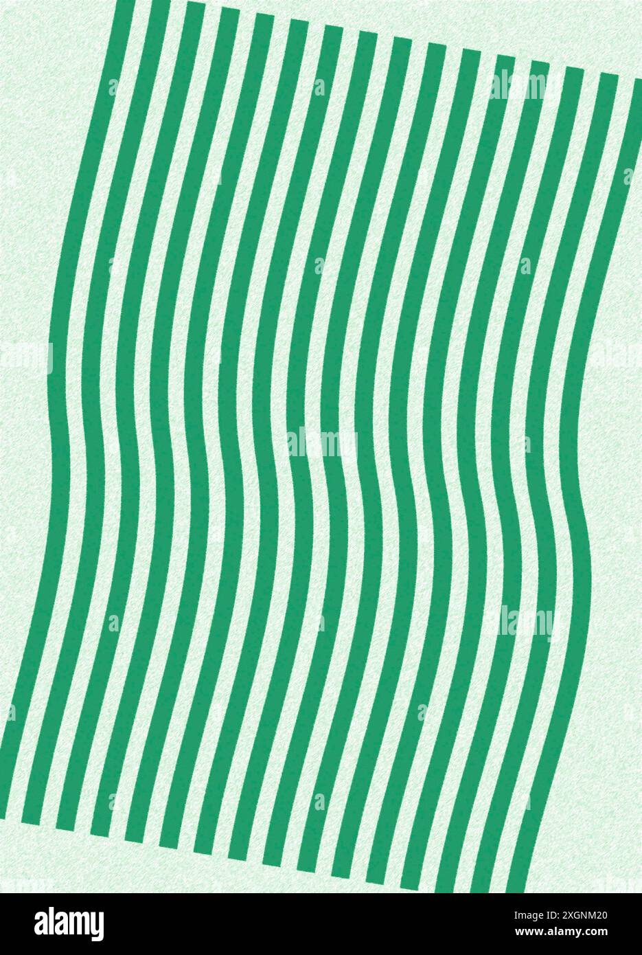 Abstract image featuring green wavy lines on a light background ...
