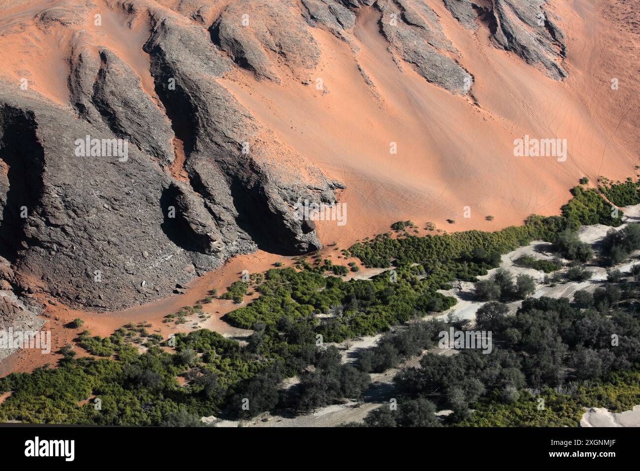 The Namib Desert, aerial view, Namibia Stock Photo - Alamy