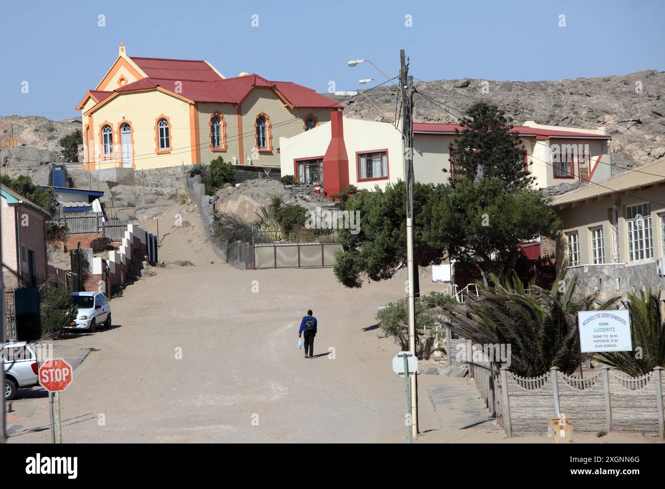 Street scene from Luederitz, Namibia Stock Photo - Alamy