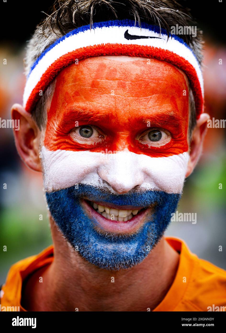 DORTMUND - 10/07/2024, Dutch supporters on the day of the semi-final at ...