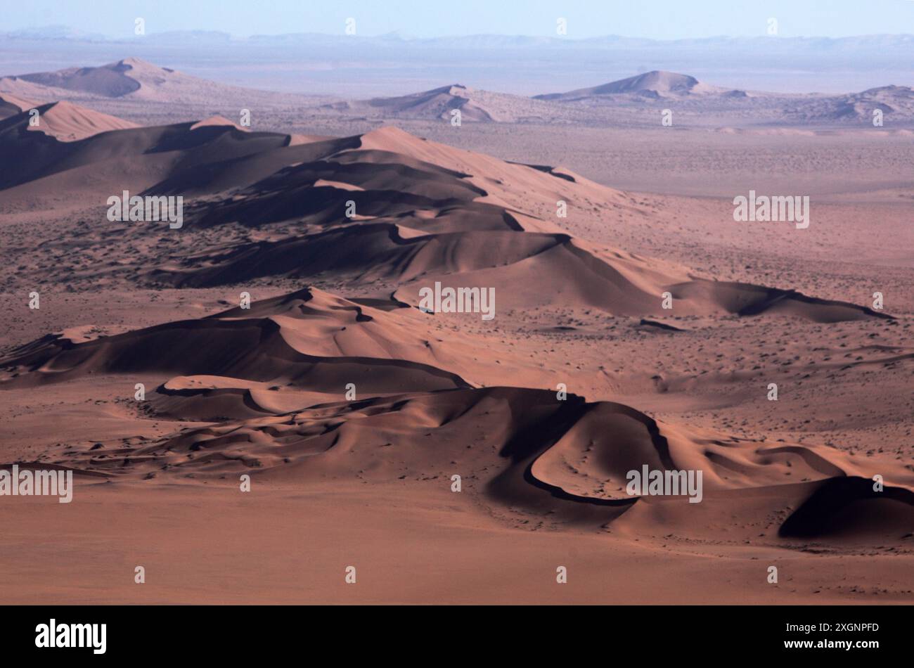 The Namib Desert, aerial view, Namibia Stock Photo - Alamy