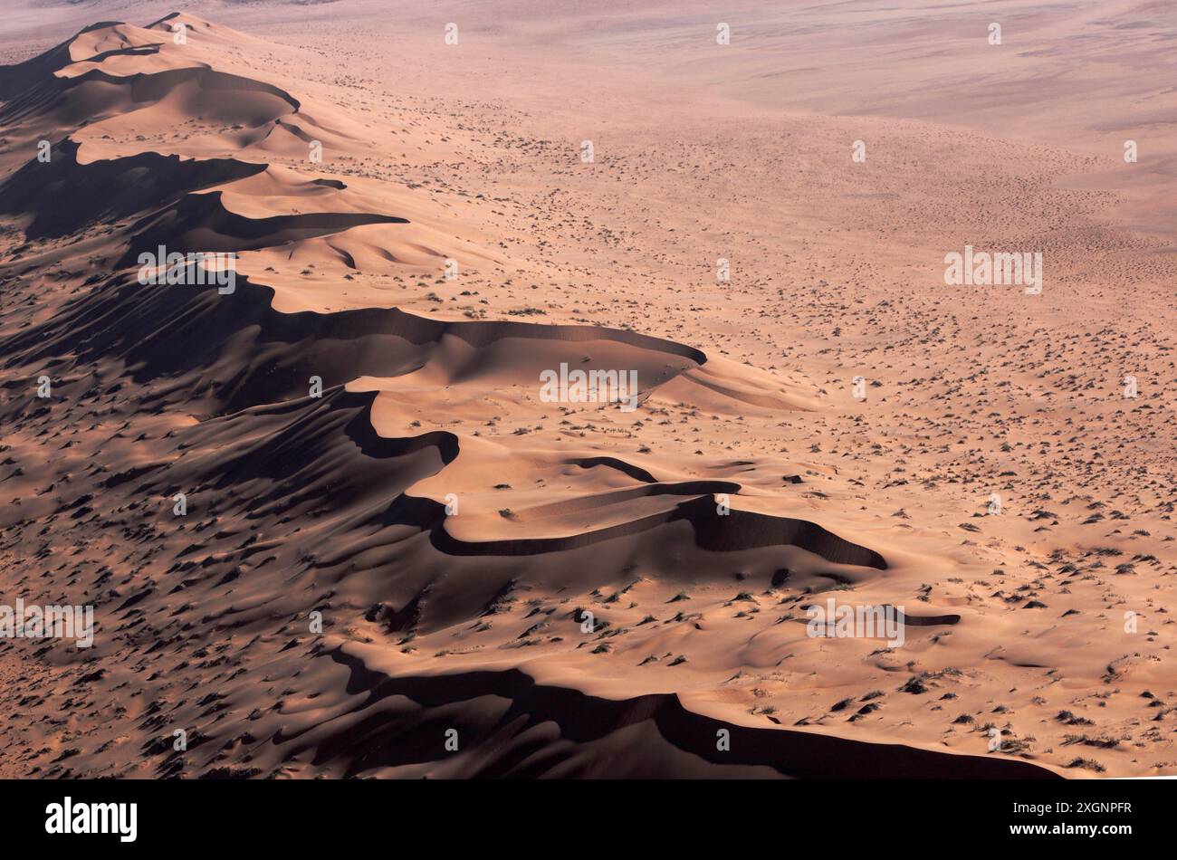 The Namib Desert, aerial view, Namibia Stock Photo - Alamy