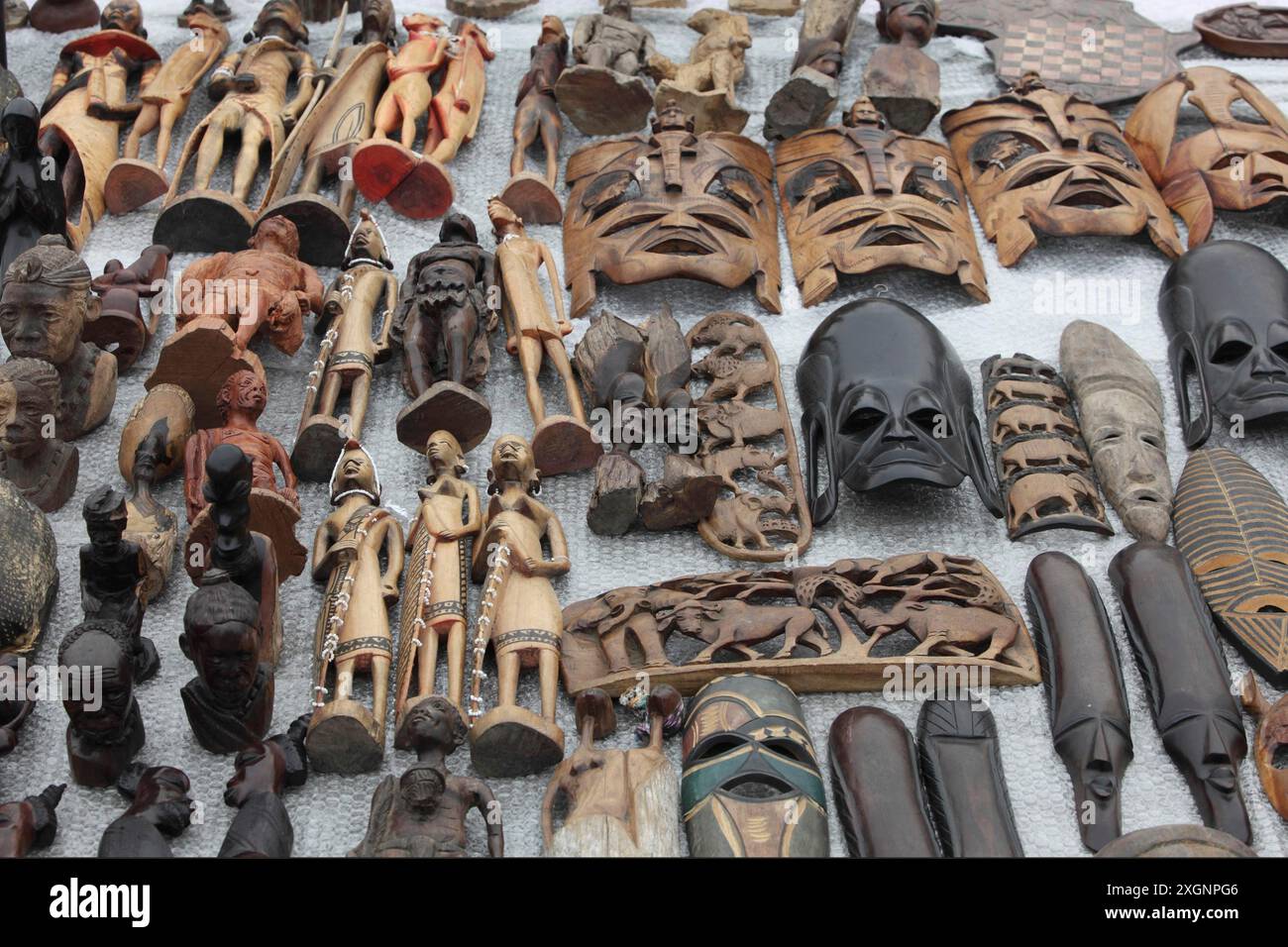 Folk art market in Swakopmund, Namib Desert, Namibia Stock Photo - Alamy