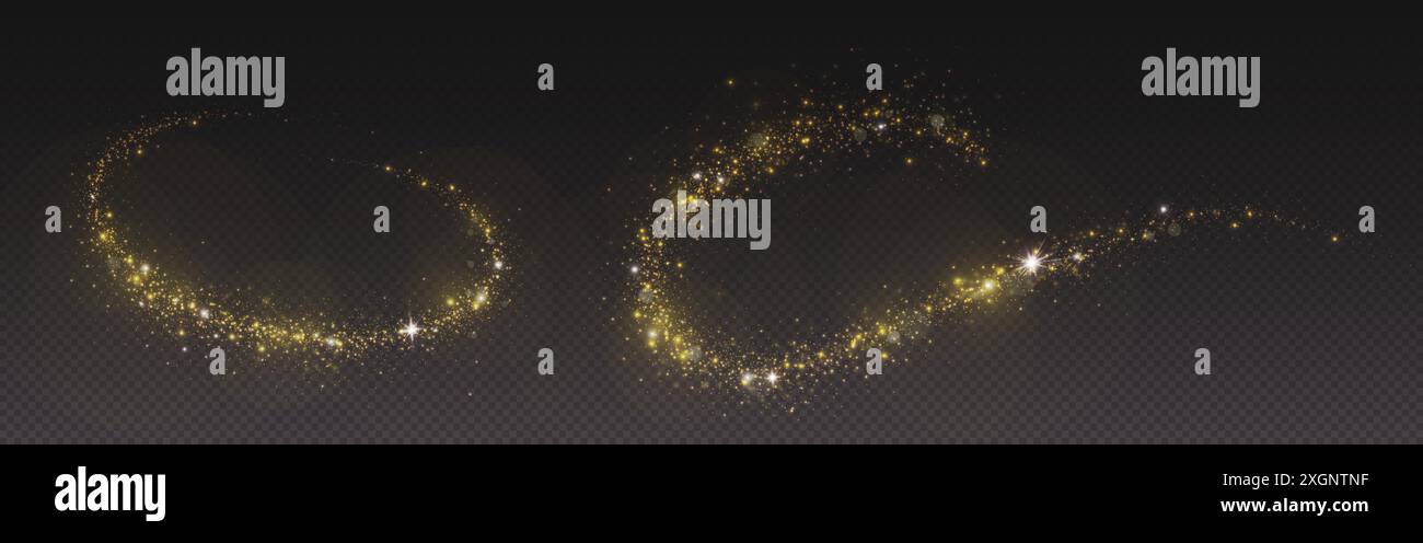 Gold shimmer png Stock Vector Images - Alamy
