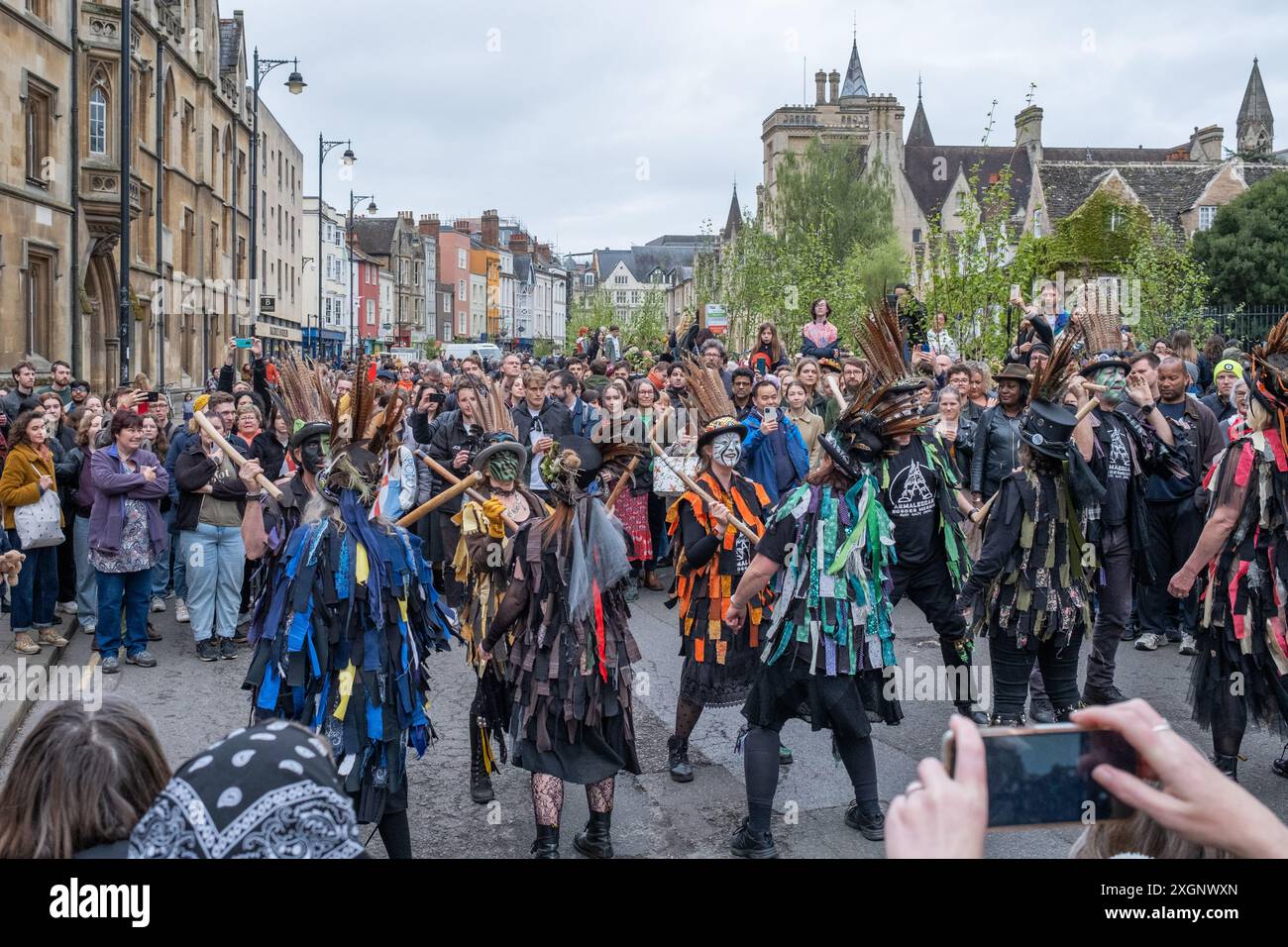 Morris Dancing, Oxford, May Morning Stock Photo - Alamy