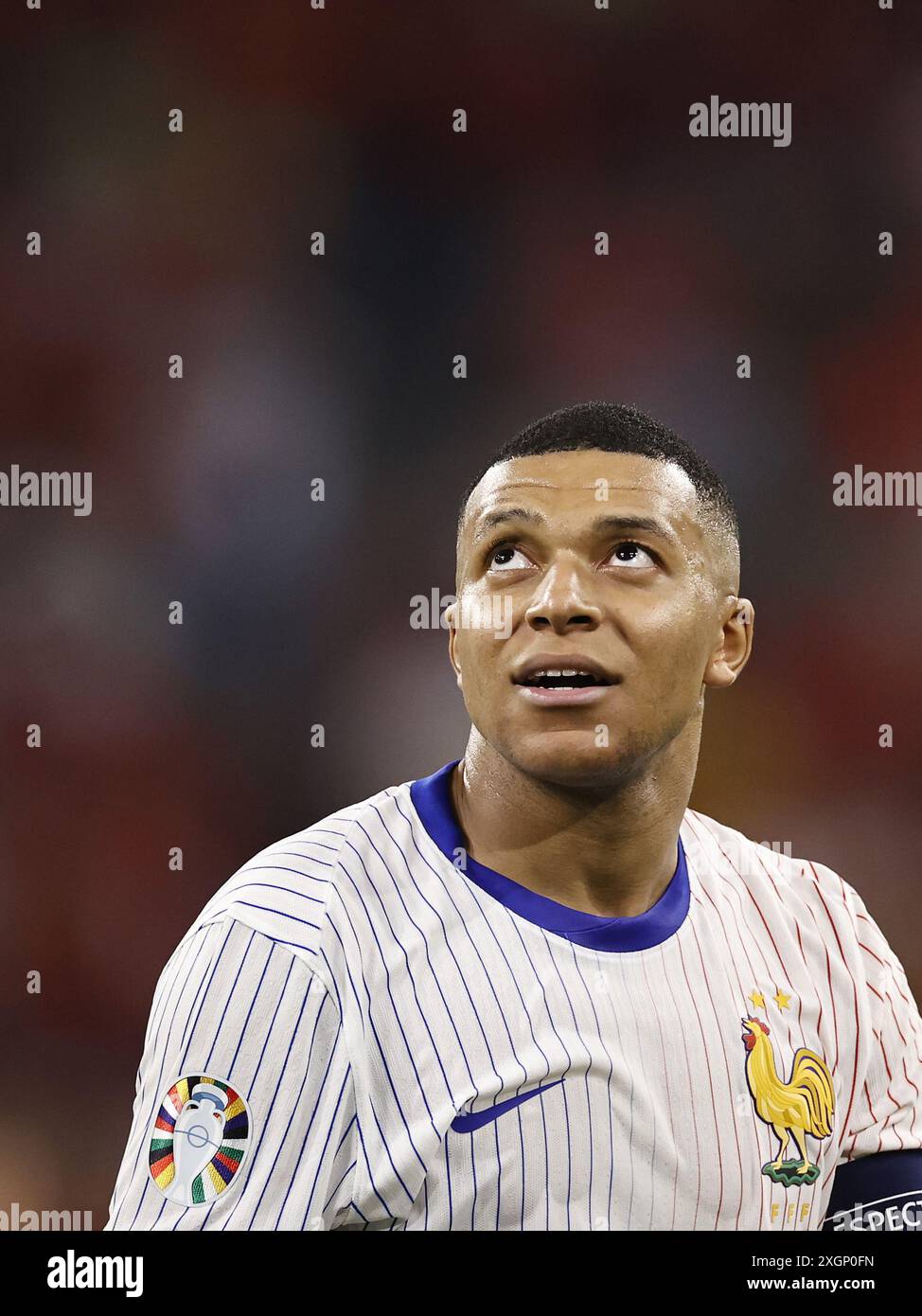 MUNICH - Kylian Mbappe of France during the UEFA EURO 2024 semi-final ...