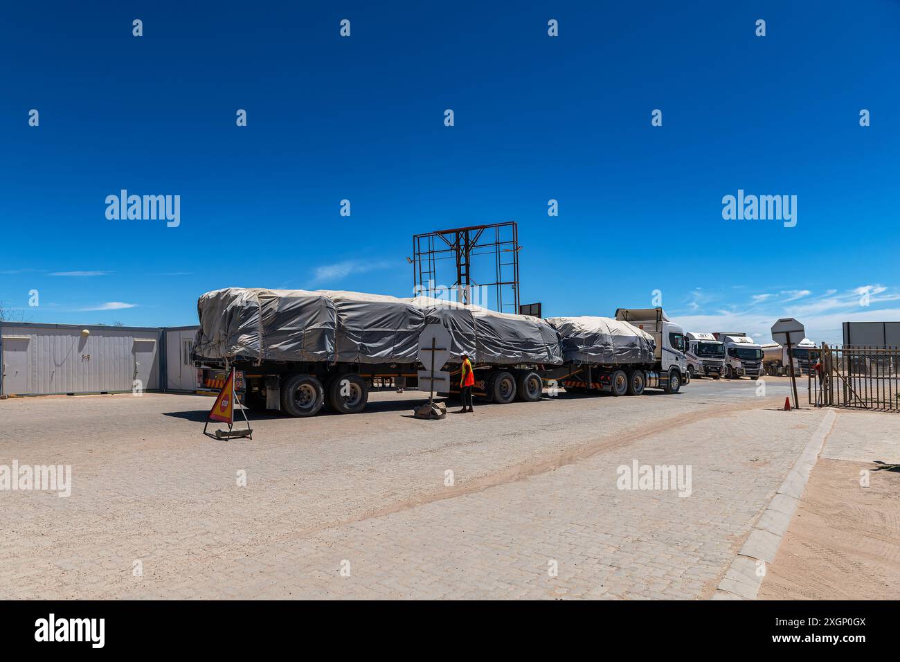 Namibia border hi-res stock photography and images - Alamy