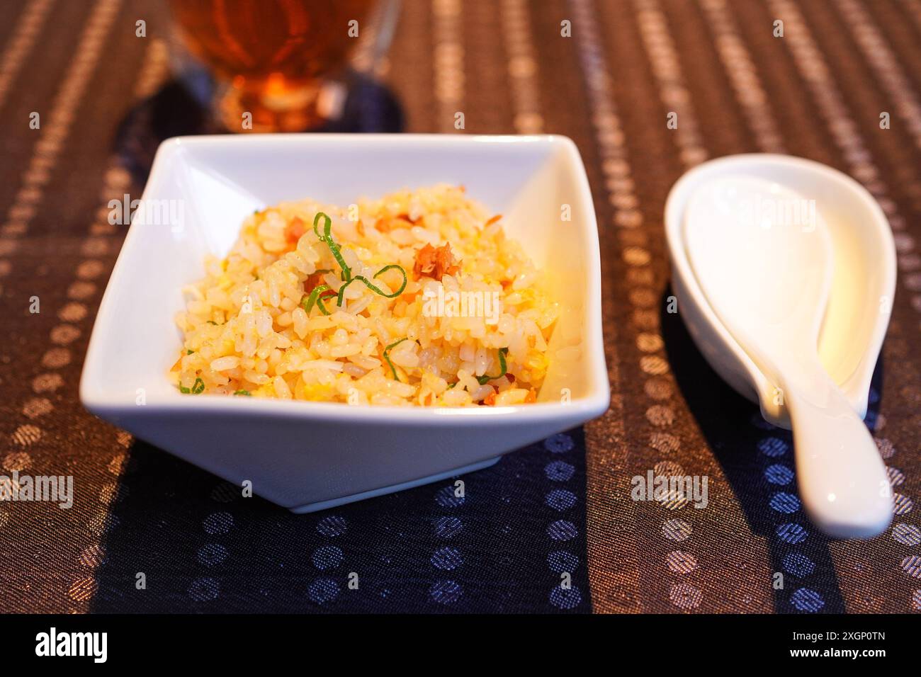 Closeup of Fried rice from authentic Chinese restaurant, Chinese-style ...