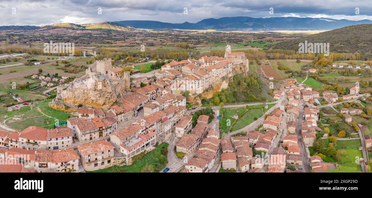 Frias, province of Burgos, region of Las Merindades, Spain Stock Photo ...