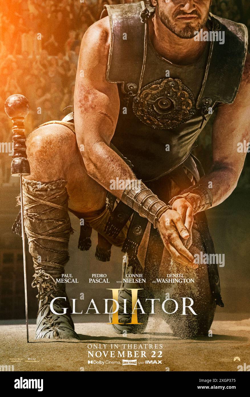 Gladiator II (2024) directed by Ridley Scott and starring Joseph Quinn ...