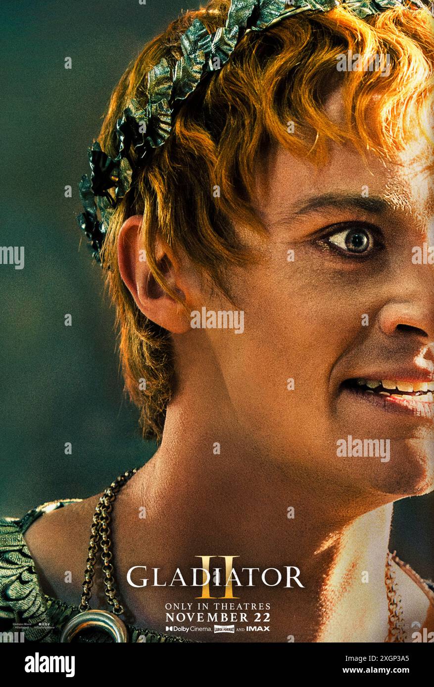 Gladiator II (2024) directed by Ridley Scott and starring Joseph Quinn ...