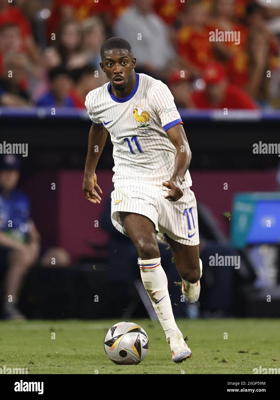MUNICH - Ousmane Dembele of France during the UEFA EURO 2024 semi-final ...