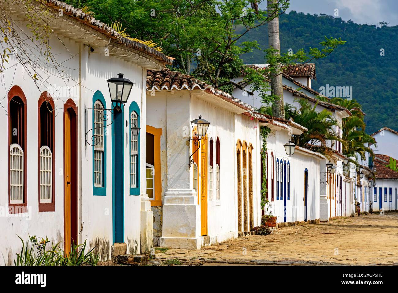 Portuguese colonial architecture facade brazil hi-res stock photography ...