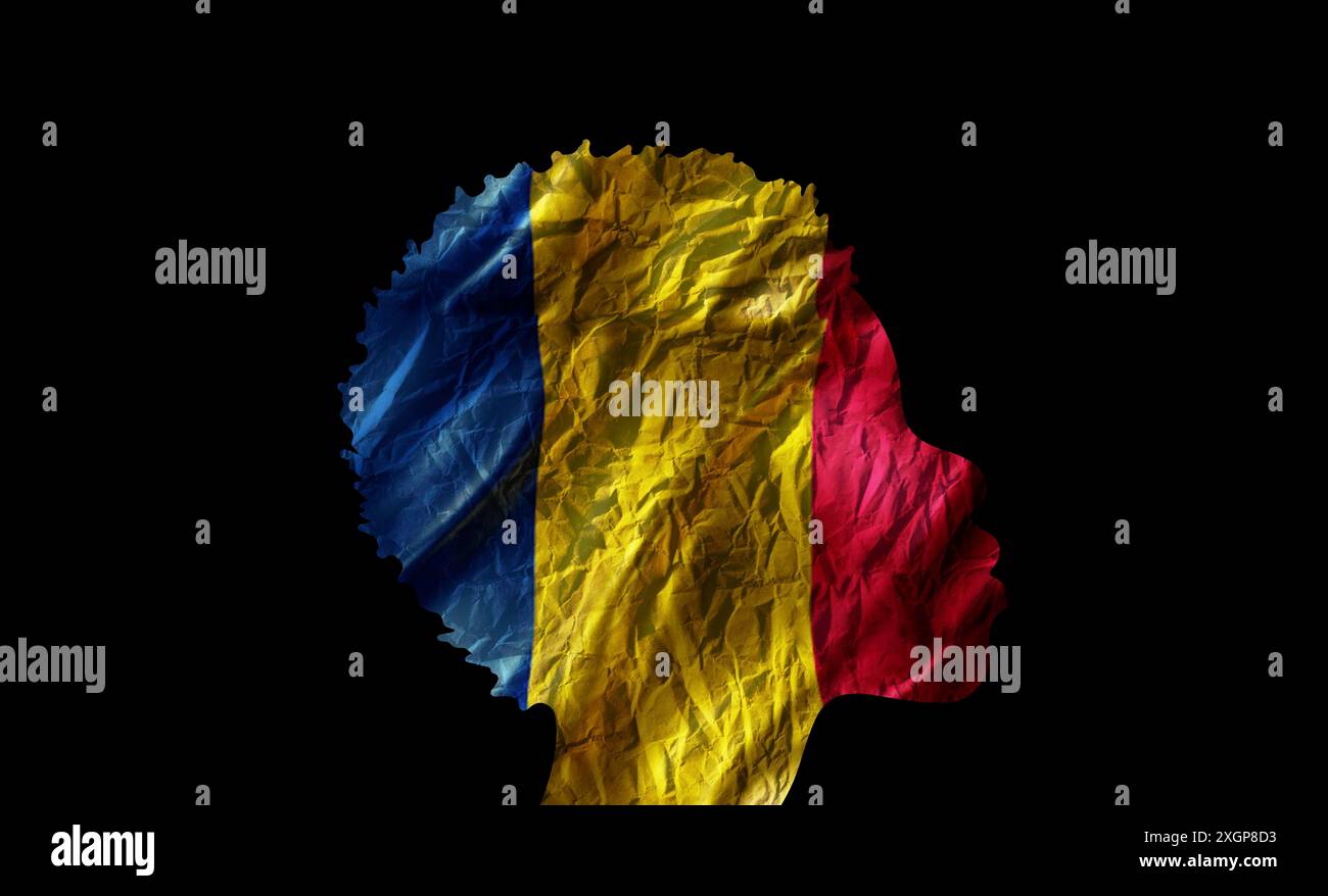 Chad cultural flag hi-res stock photography and images - Alamy