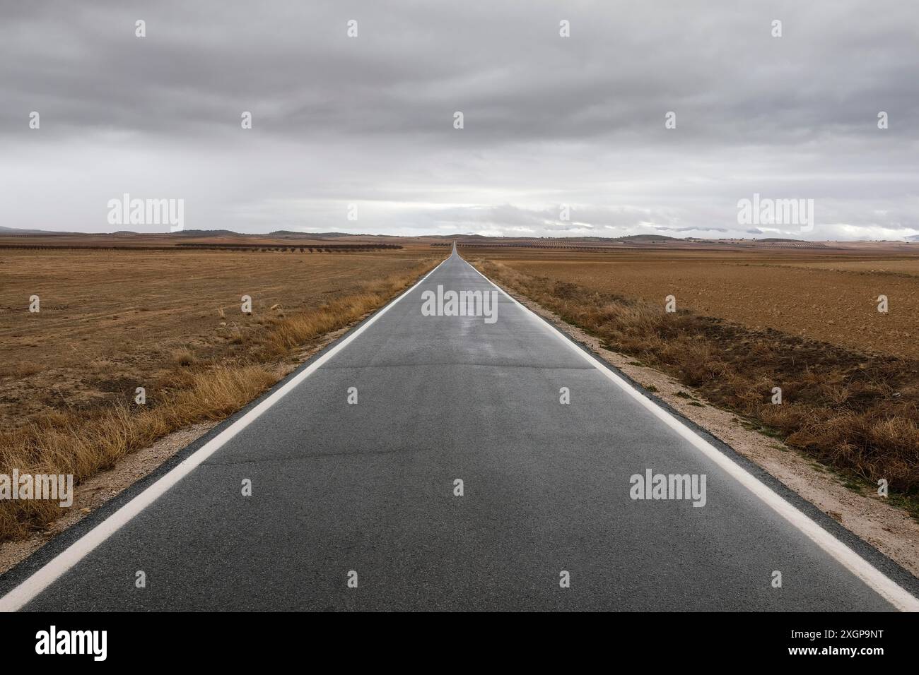 Road straight europe hi-res stock photography and images - Alamy