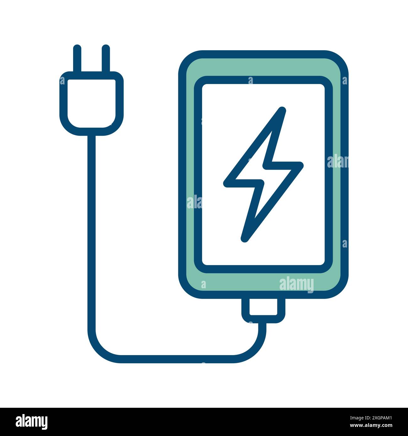 phone charger icon vector design template in white background Stock ...