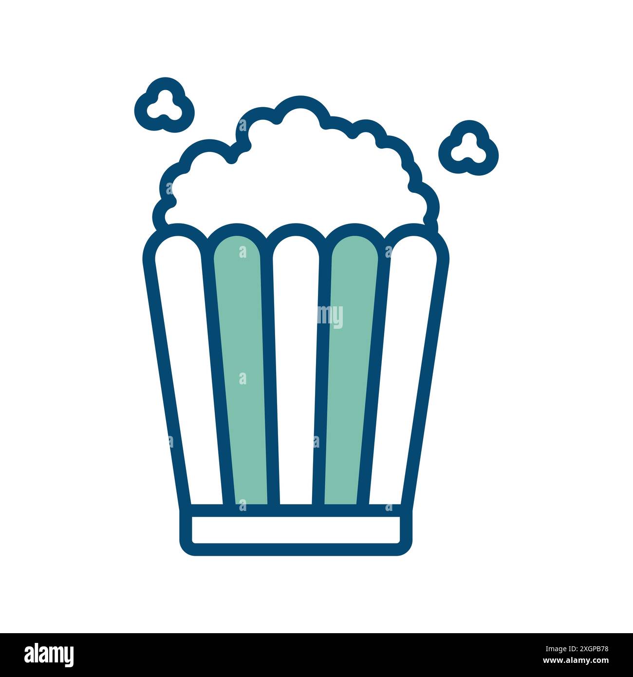 popcorn icon vector design template in white background Stock Vector ...