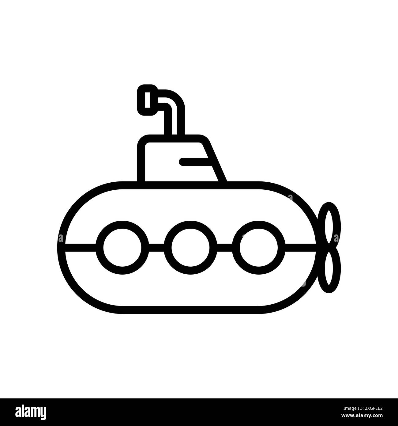 submarine icon vector design template in white background Stock Vector ...