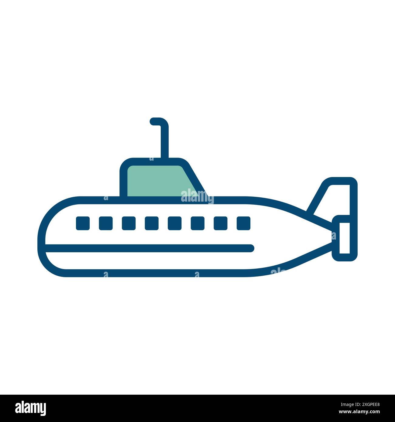 submarine icon vector design template in white background Stock Vector ...
