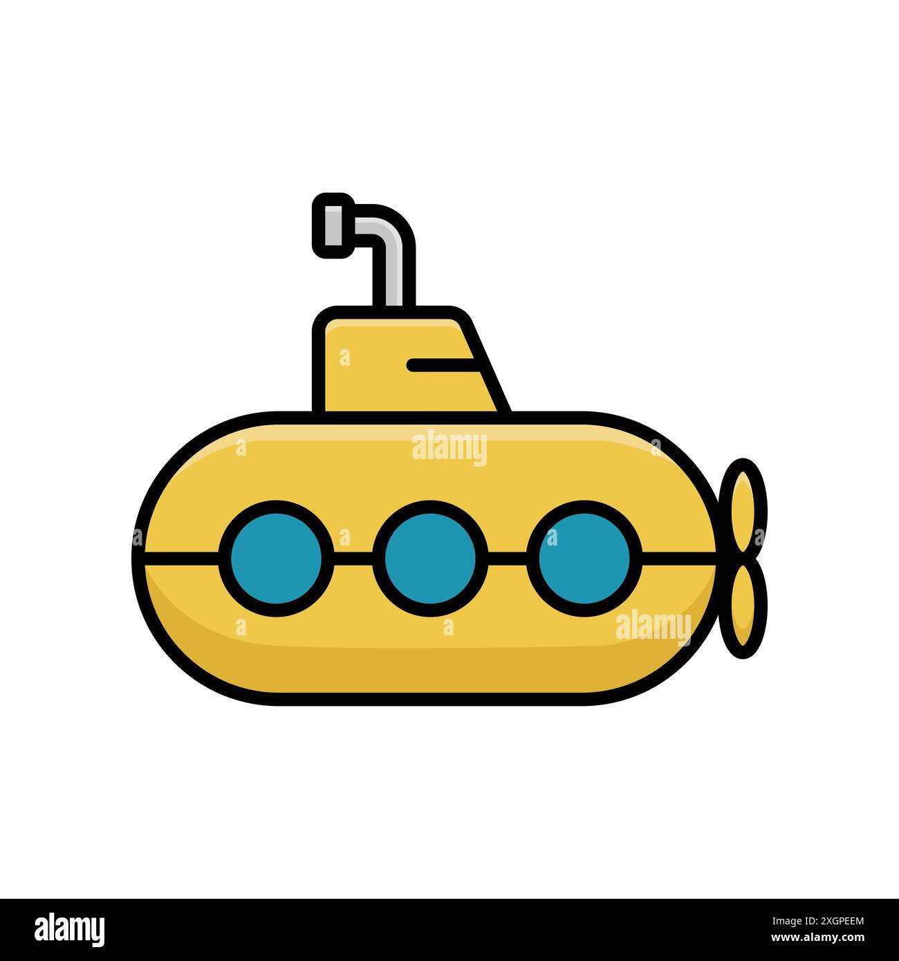 submarine icon vector design template in white background Stock Vector ...