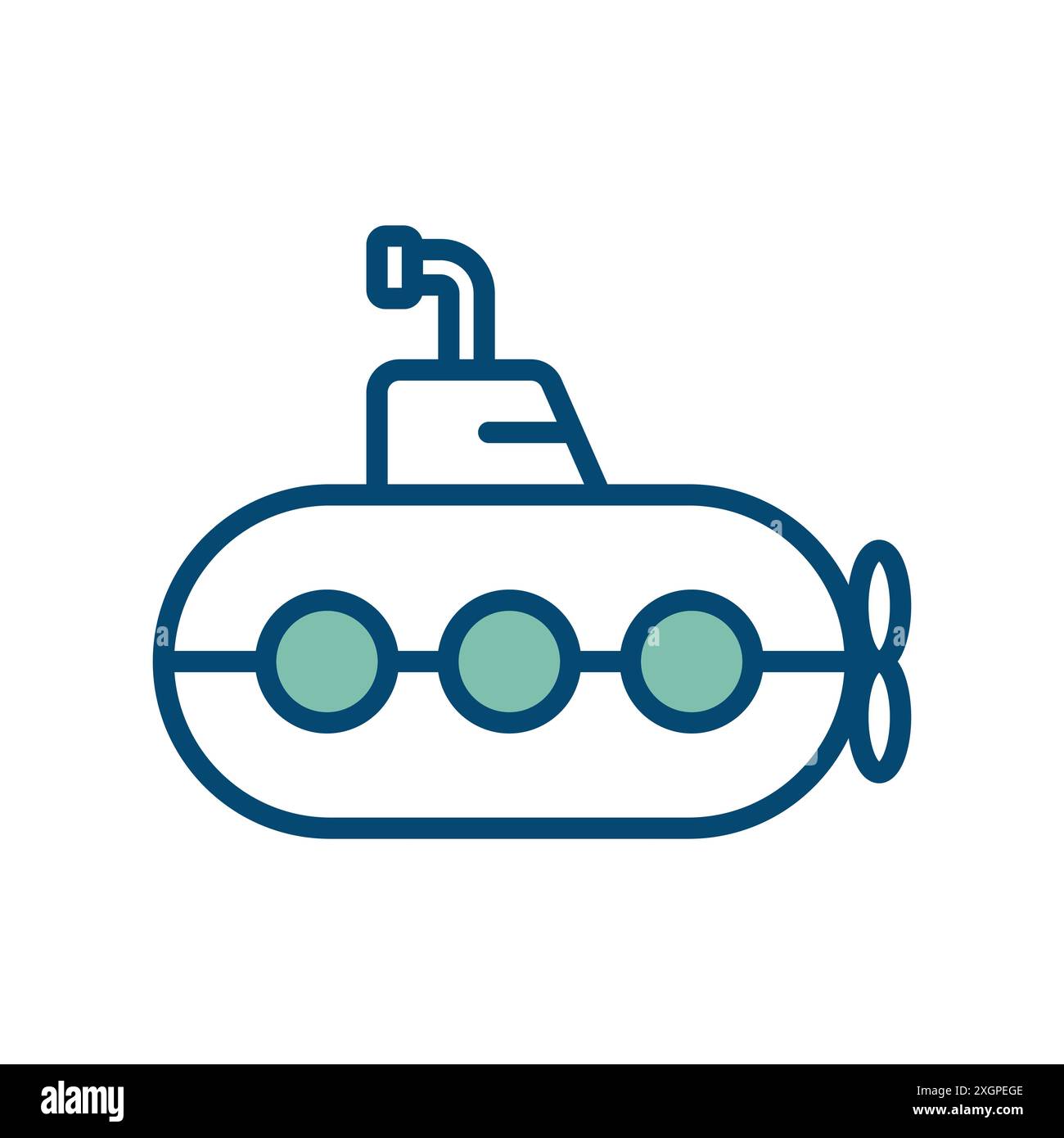 submarine icon vector design template in white background Stock Vector ...