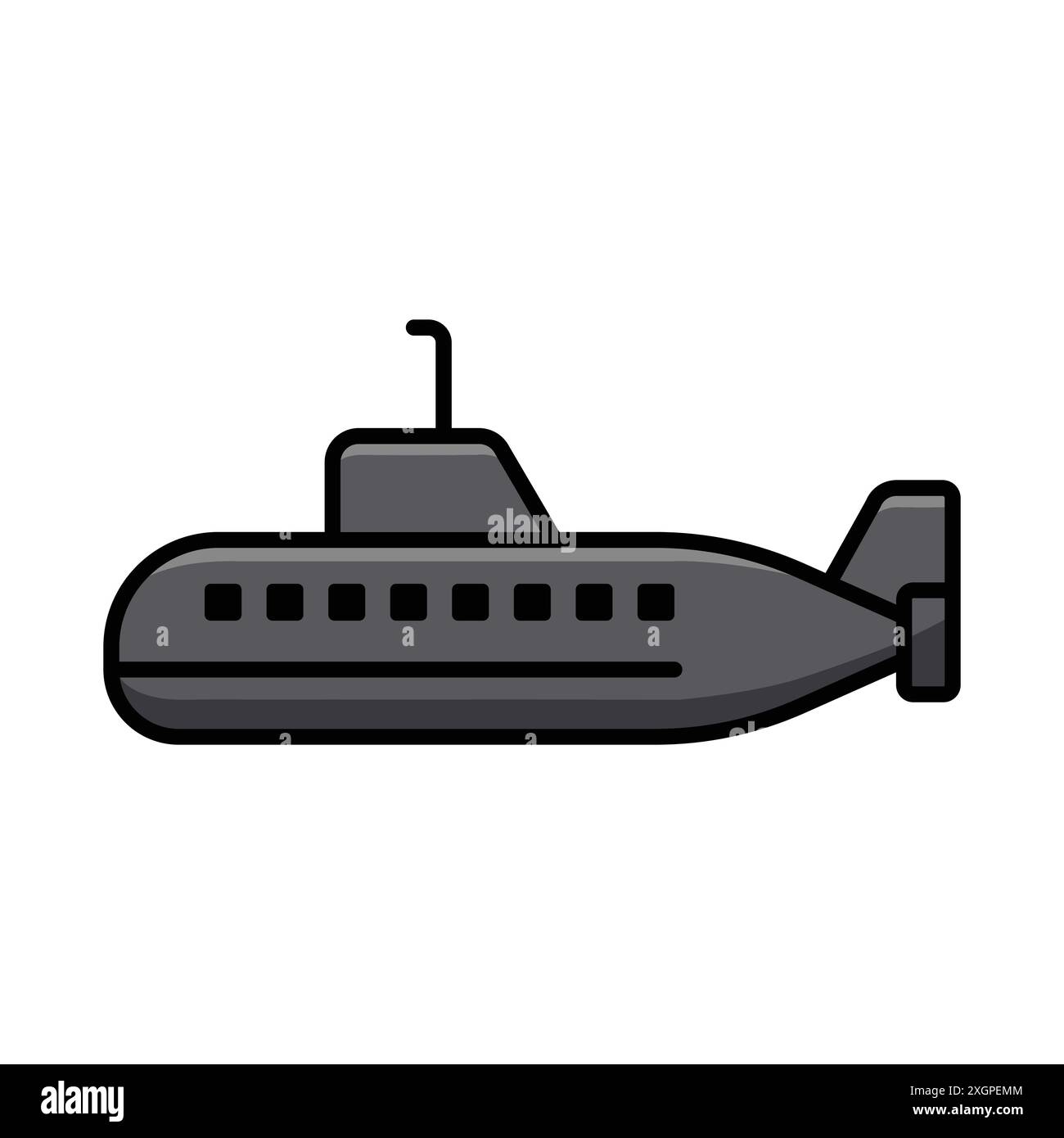 submarine icon vector design template in white background Stock Vector ...