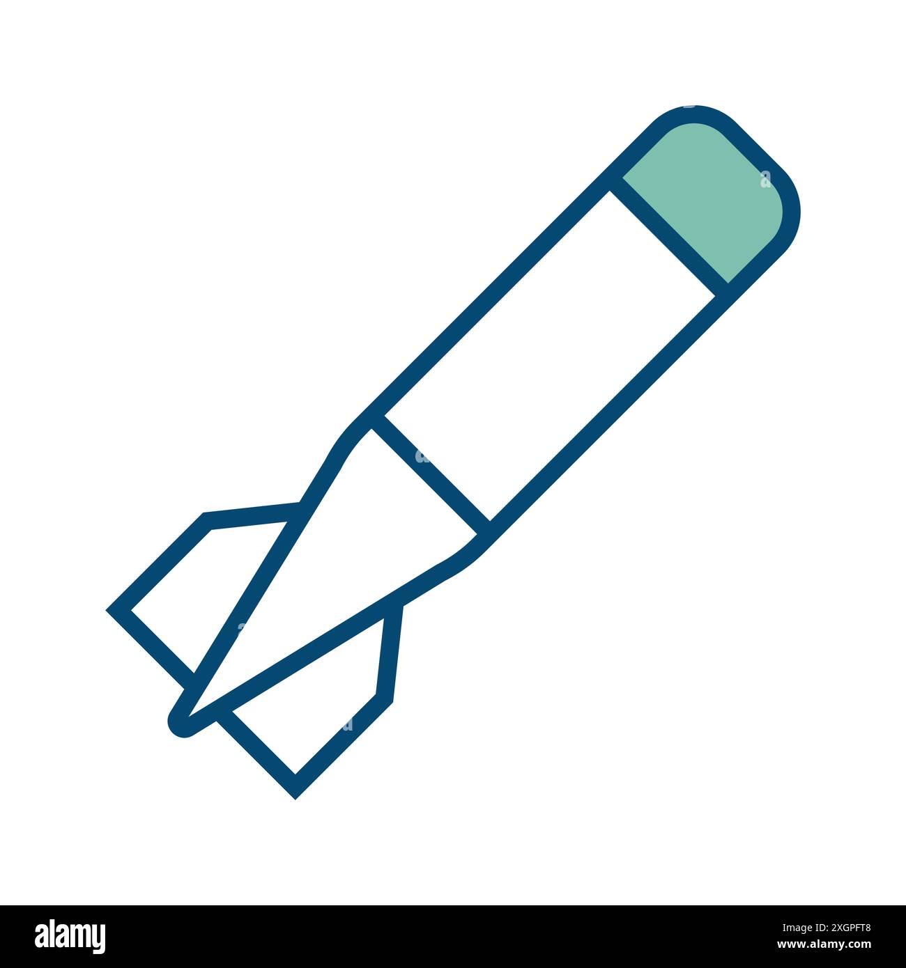 torpedo icon vector design template in white background Stock Vector ...