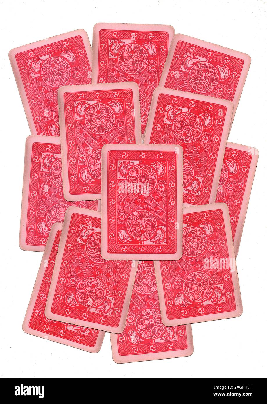 Old lady playing card game Cut Out Stock Images & Pictures - Alamy
