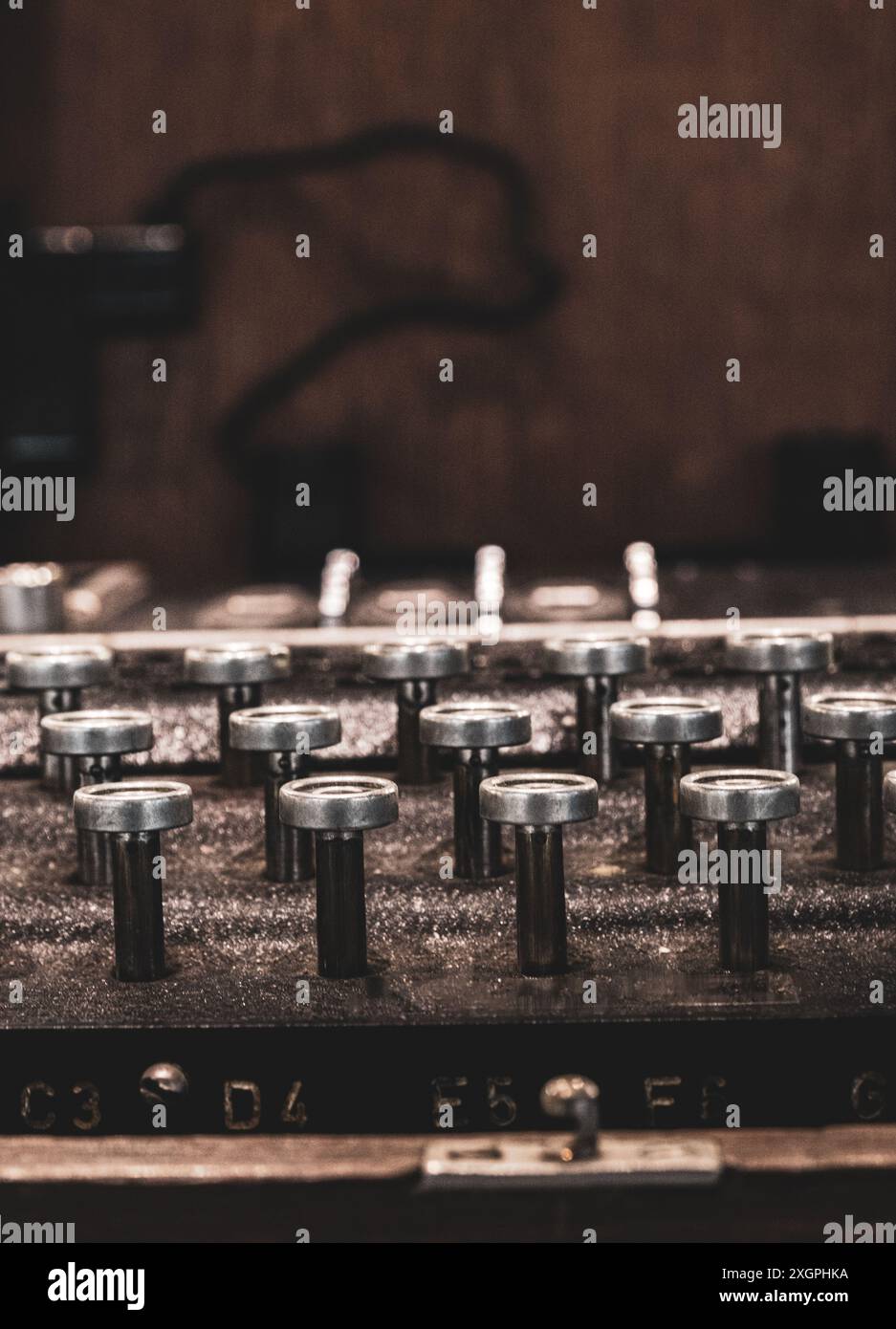 Rare German World War II 'Enigma' machine keyboard, bulbs and ...