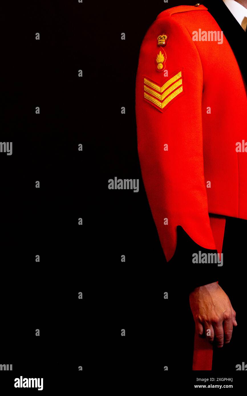 British Army formal dinner jacket Stock Photo - Alamy