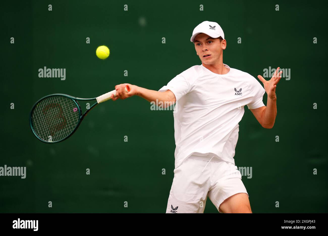 Charlie Robertson on day ten of the 2024 Wimbledon Championships at the ...