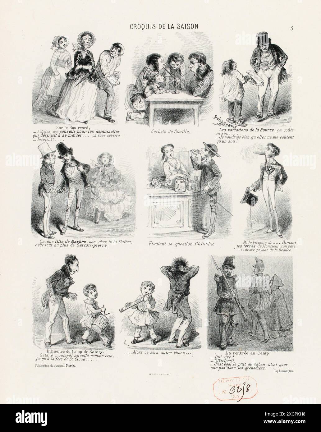 Quillenbois (Dessinateur-lithographe) | Imprimerie Lemercier (Imprimeur ...