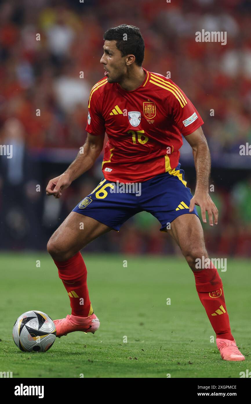 Munich, Germany 09.07.2024: Rodri of Spain during the UEFA EURO 2024 ...