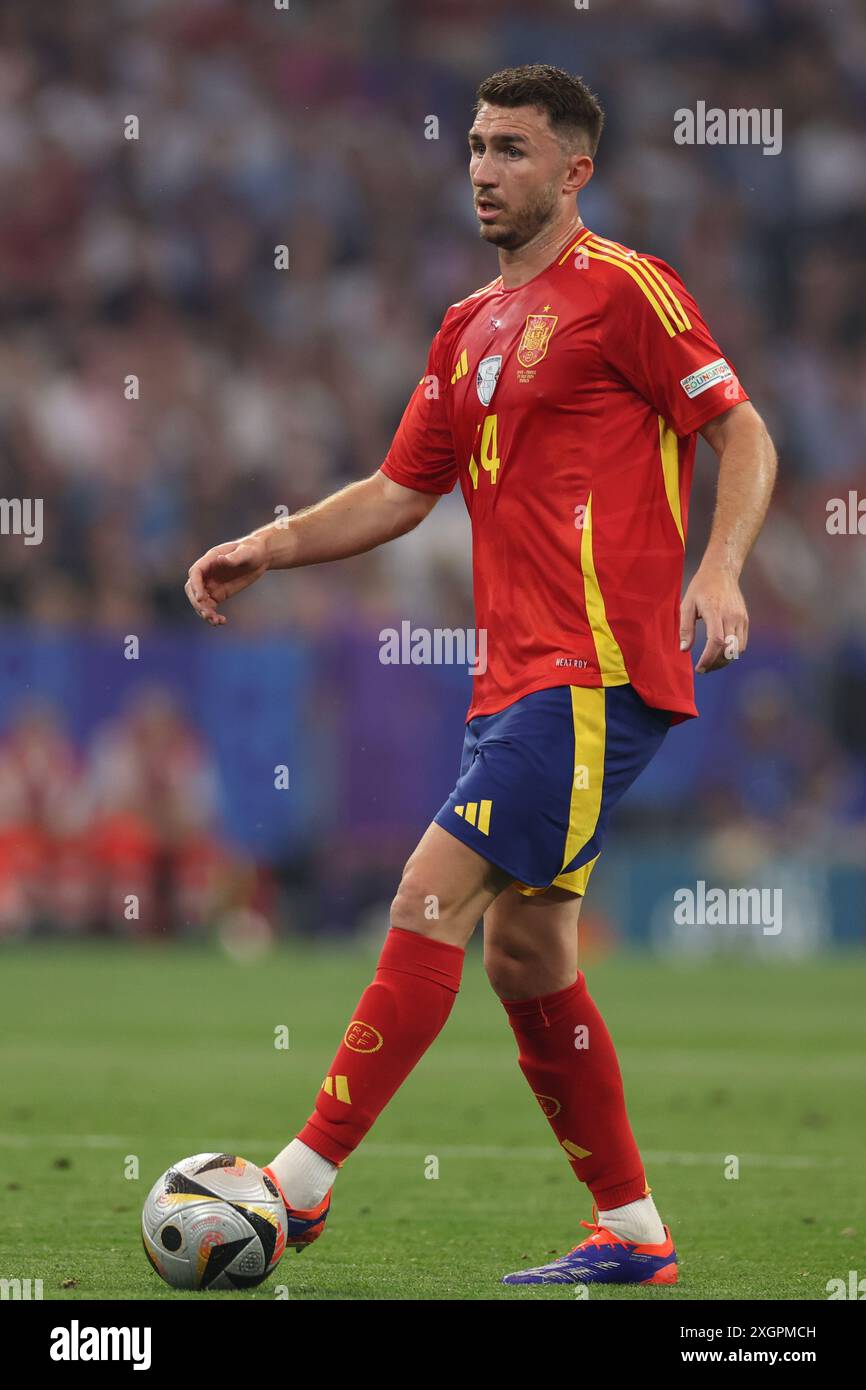 Munich, Germany 09.07.2024: Aymeric Laporte of Spainduring the UEFA ...