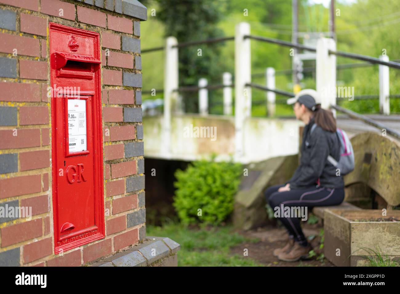 Royal mail post box village hi-res stock photography and images - Alamy
