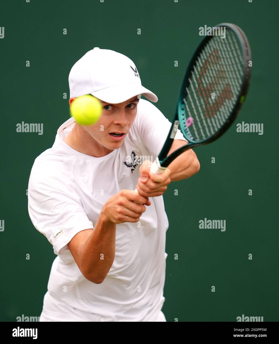 Charlie Robertson on day ten of the 2024 Wimbledon Championships at the ...